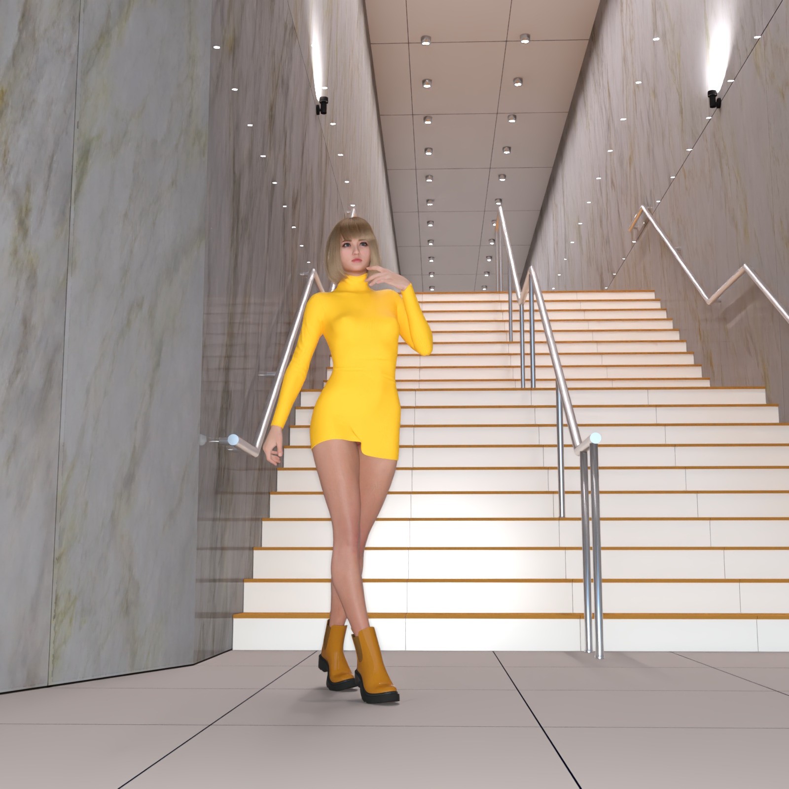 Anna Stairway -3- by x7