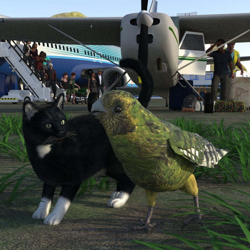 Kakapo, Intent to Fly by mufasa_bk