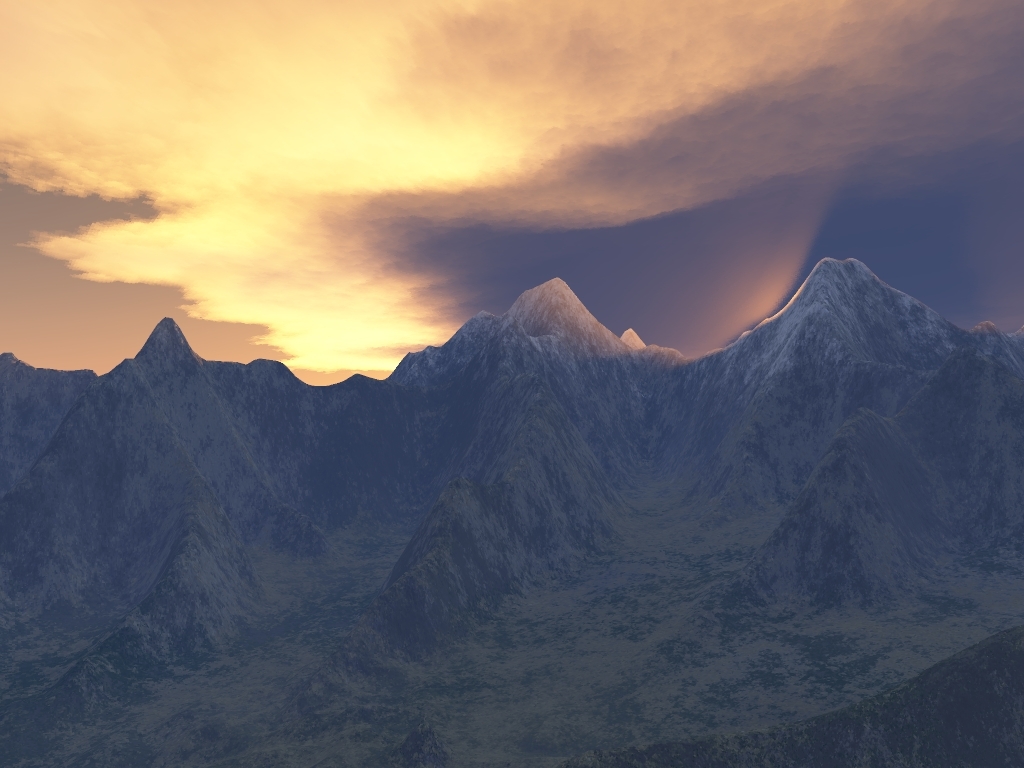 Mountain Morning by Zerelli