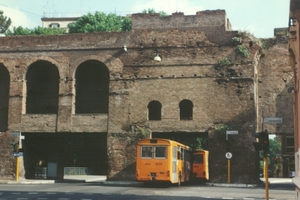 Ancient Wall--Modern Chariots by Gwyn Tyger