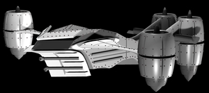 Terminator Inspired Spaceship -WIP- by lygher_xero