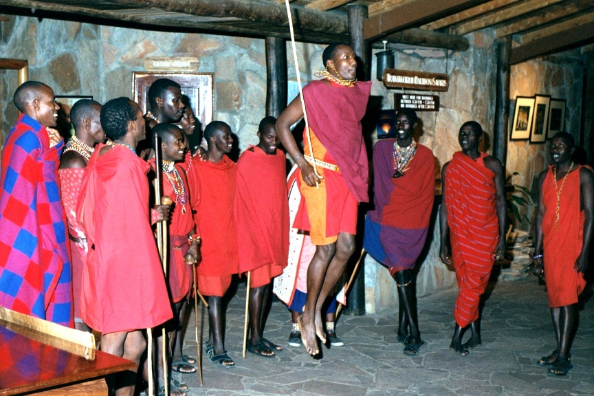 The Jumping Masai by Gwyn Tyger