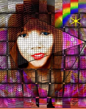 Toby Behind Her Veil by catmandennis