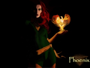 Phoenix-Desktop Background by emilyseal