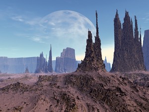 desert of spires by prutzworks