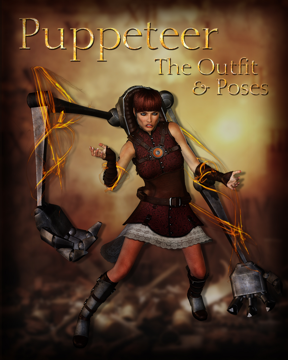 Puppeteer & Puppet Mistress Bundle 3D Figure Essentials lunchlady