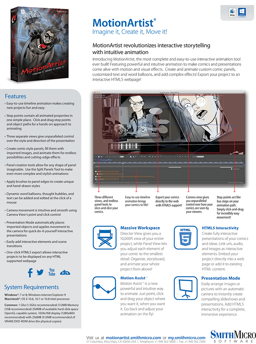 MotionArtist Motion Comics Software Poser Software 3D Software : Poser ...