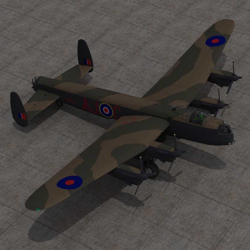 Operation Chastise Avro Lancaster 3D Models Touchwood