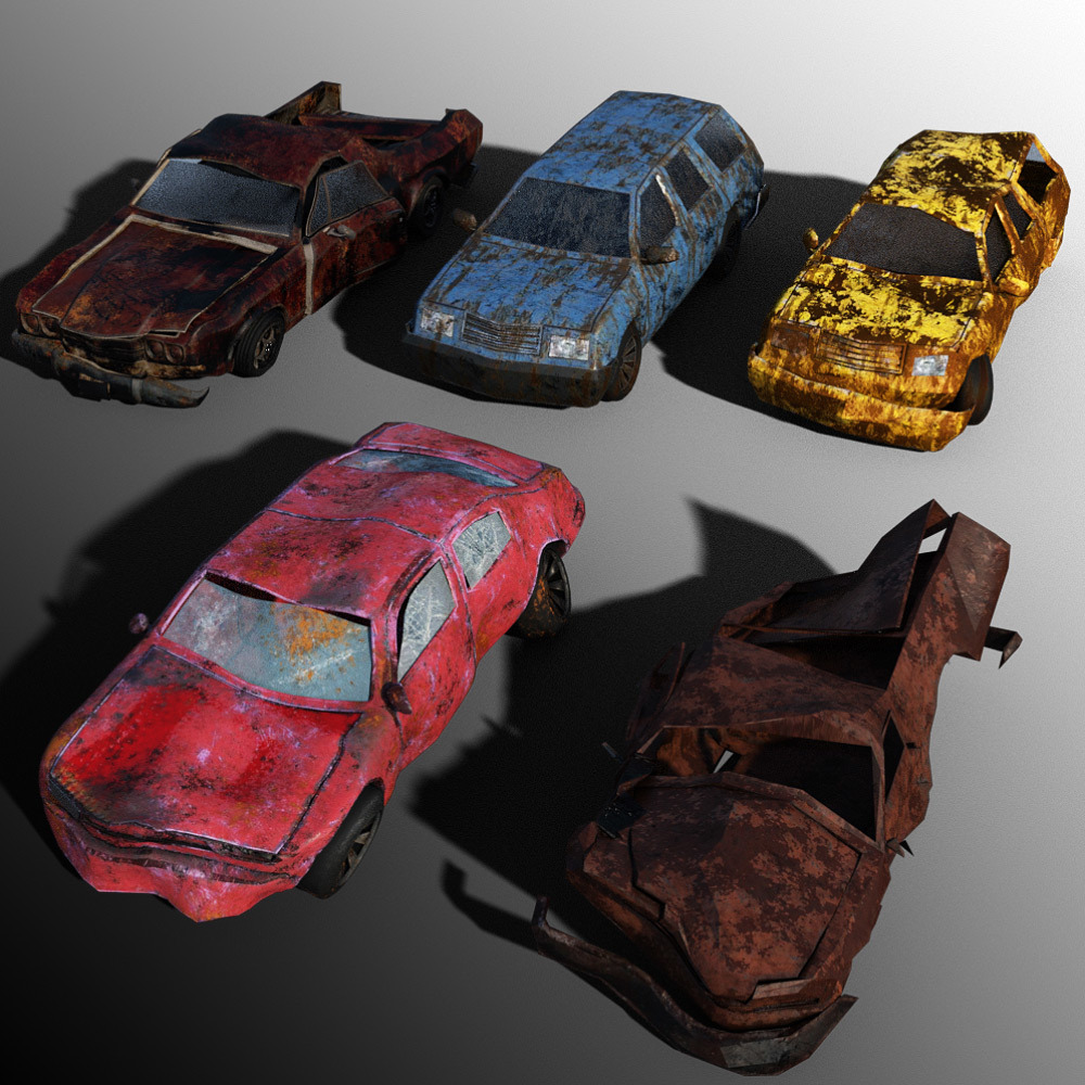 Car Breakers BUNDLE for DS Iray 3D Models Christophe3D