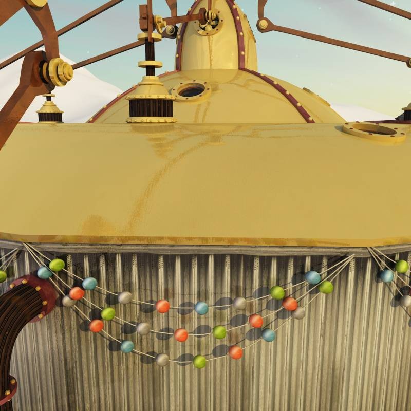 Elf Science Steampunk Lab for Poser