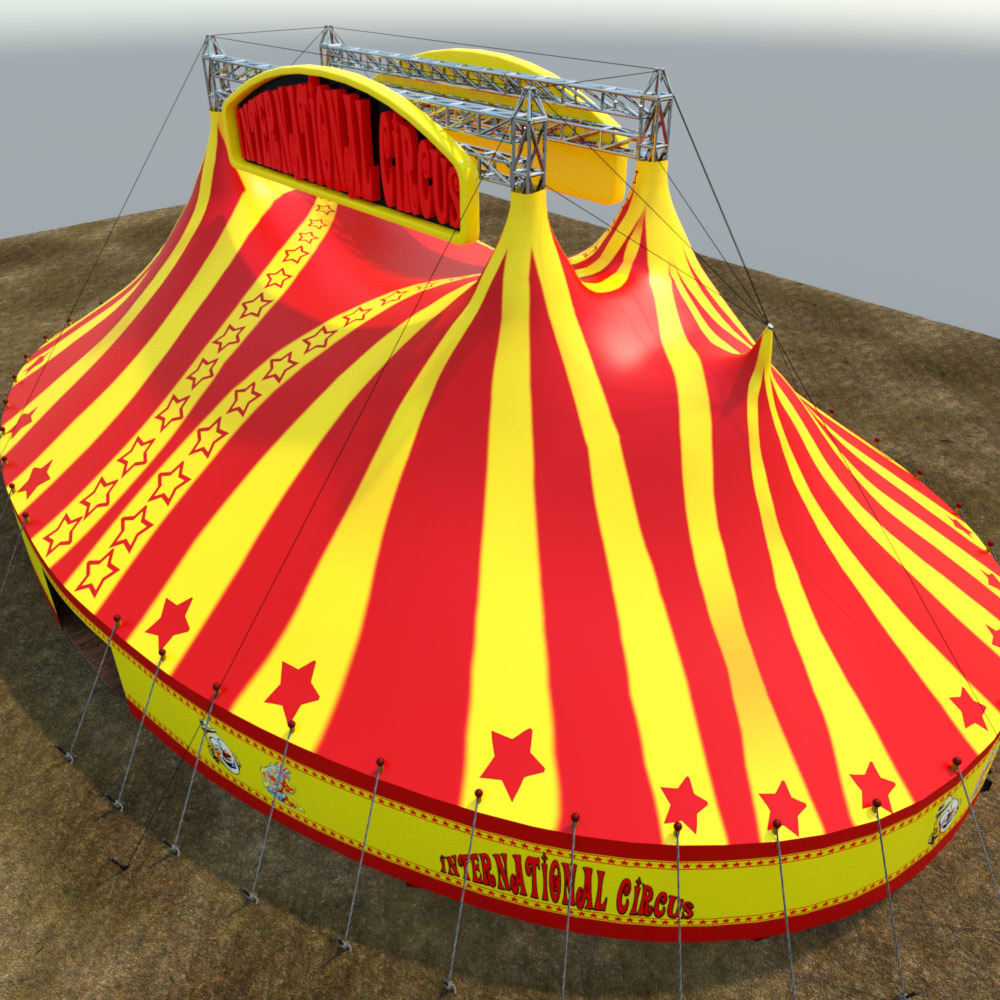 POWER CIRCUS BASE for DS Iray 3D Models Christophe3D