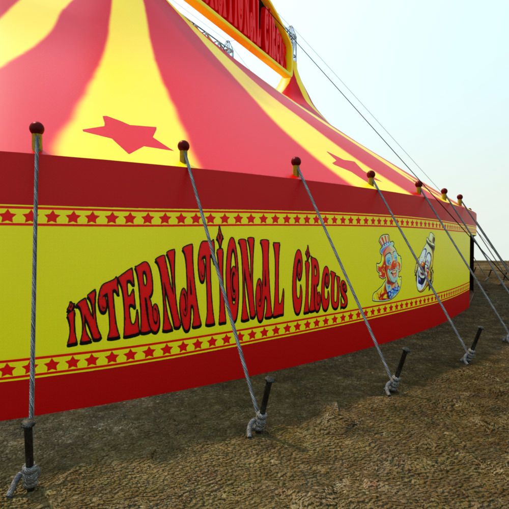 POWER CIRCUS BASE for DS Iray 3D Models Christophe3D