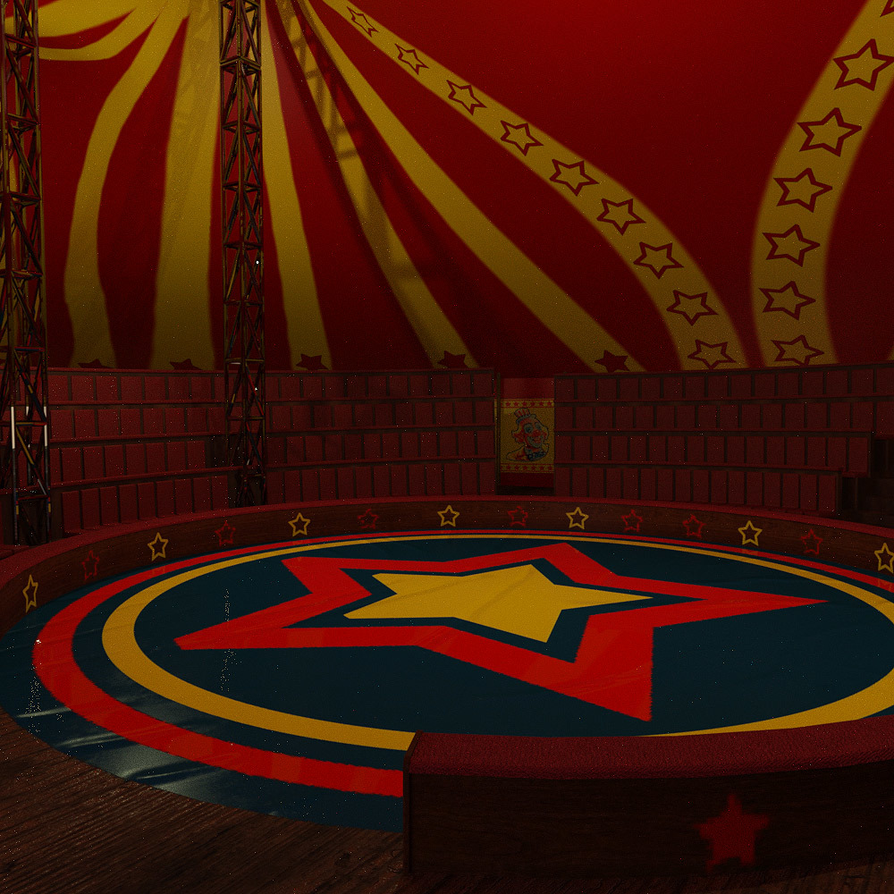 POWER CIRCUS BASE for DS Iray 3D Models Christophe3D