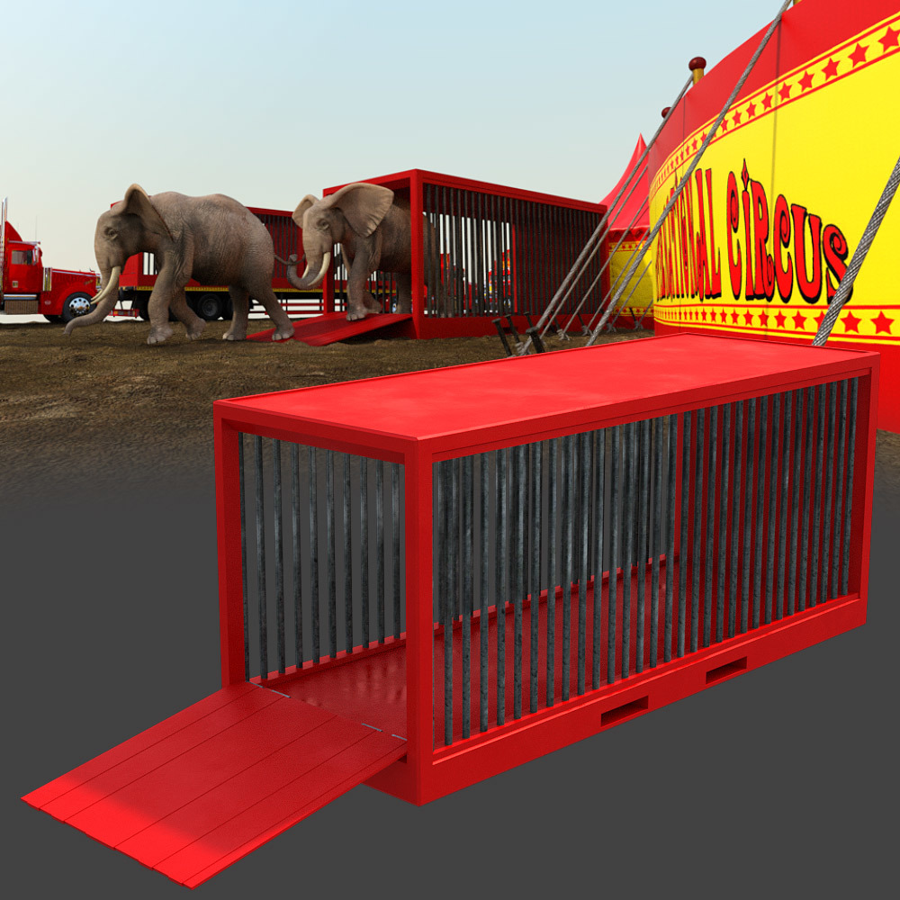 POWER CIRCUS VEHICLES for DS Iray 3D Models Christophe3D