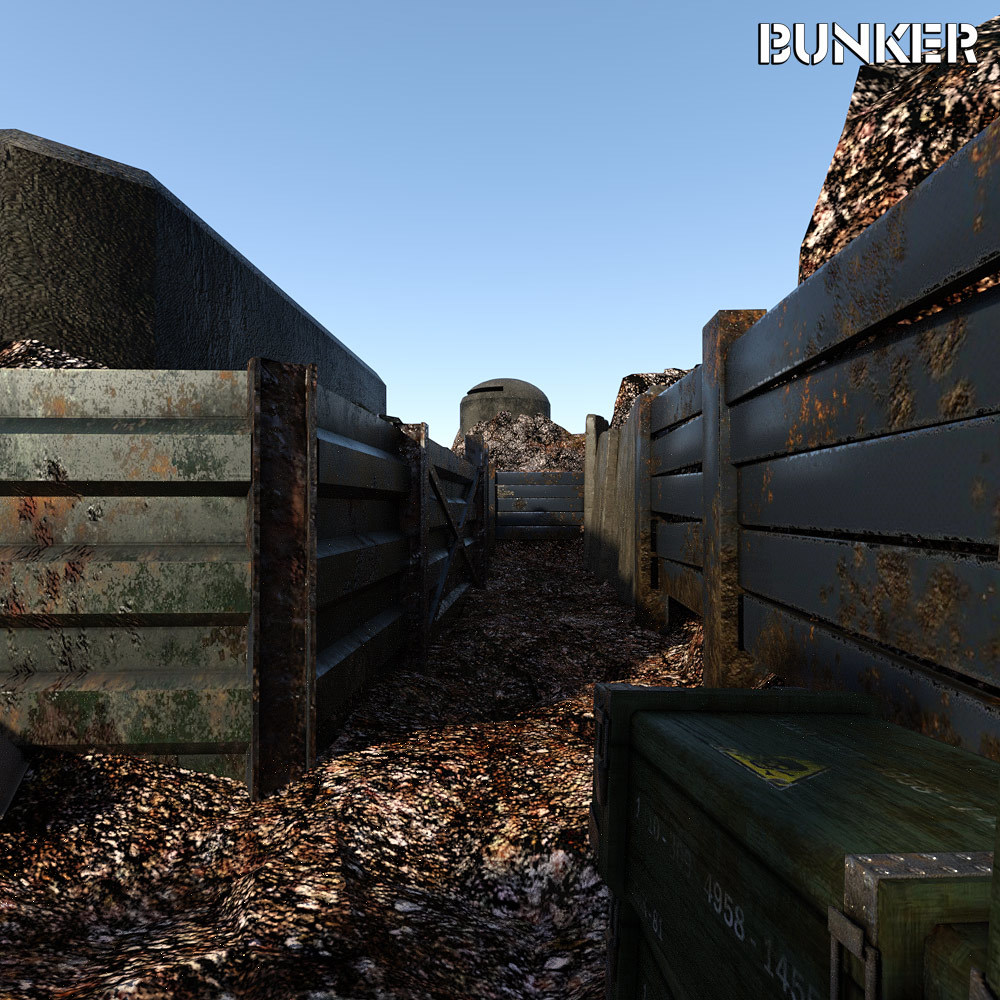 Bunker for DS Iray 3D Models Christophe3D