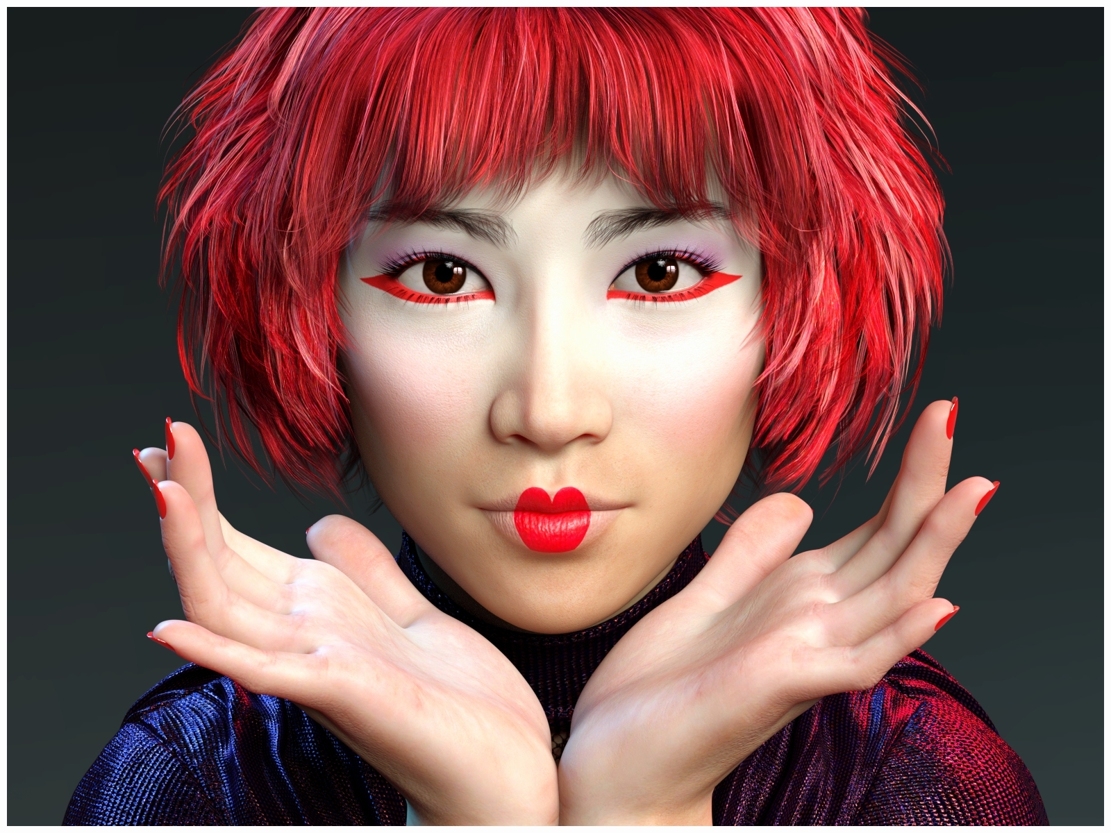 WkD3D Hiroko for Genesis 8 and 8.1 Females by N/A