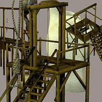 3 long drop gallows Poser Themed peemot