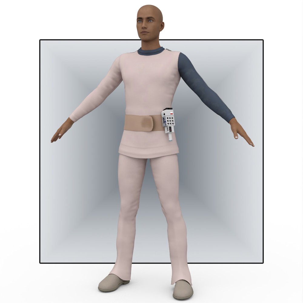 Moonbase Alpha Uniform for G8.1M for DAZ Studio