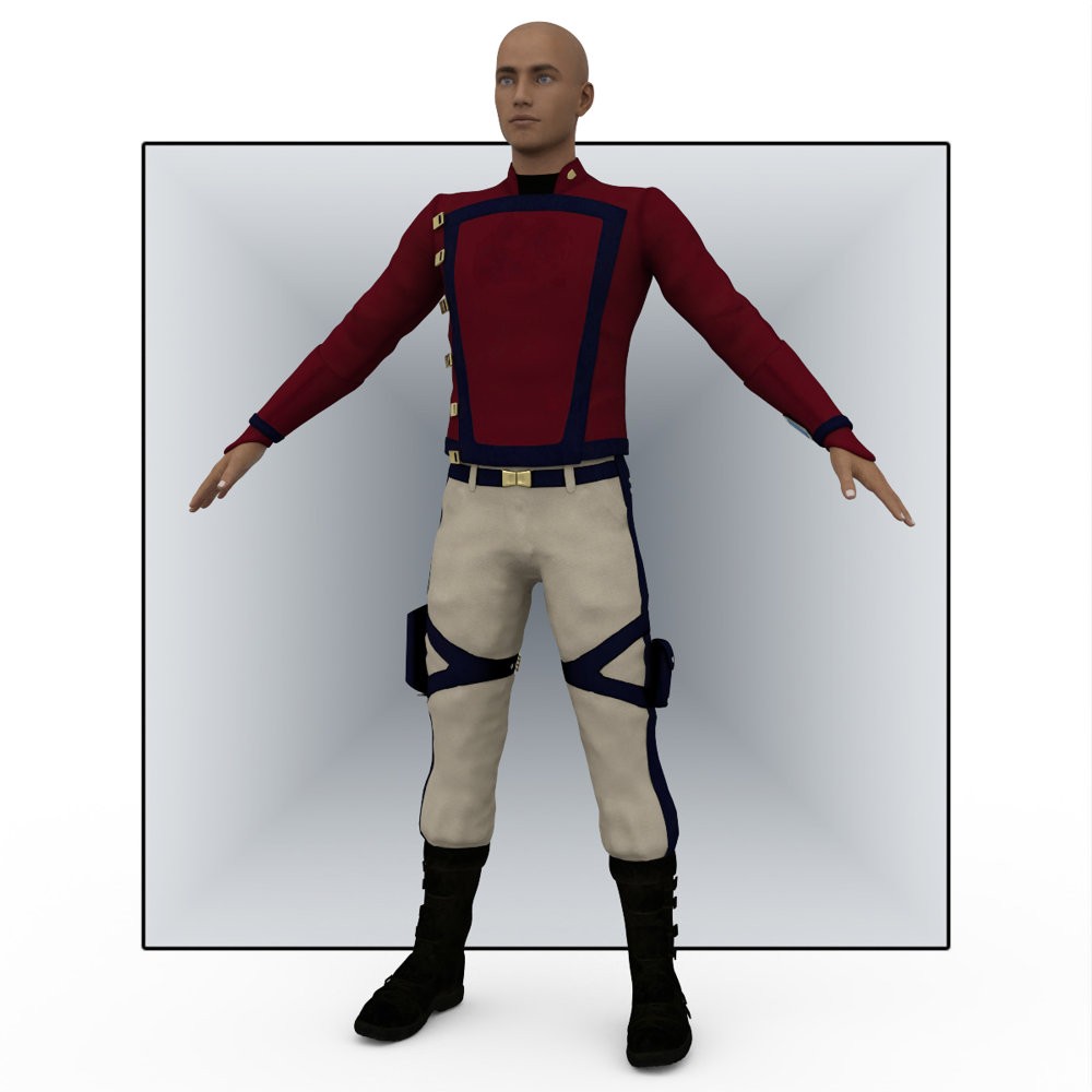 SC High Guard Uniform for G8.1M for DAZ Studio