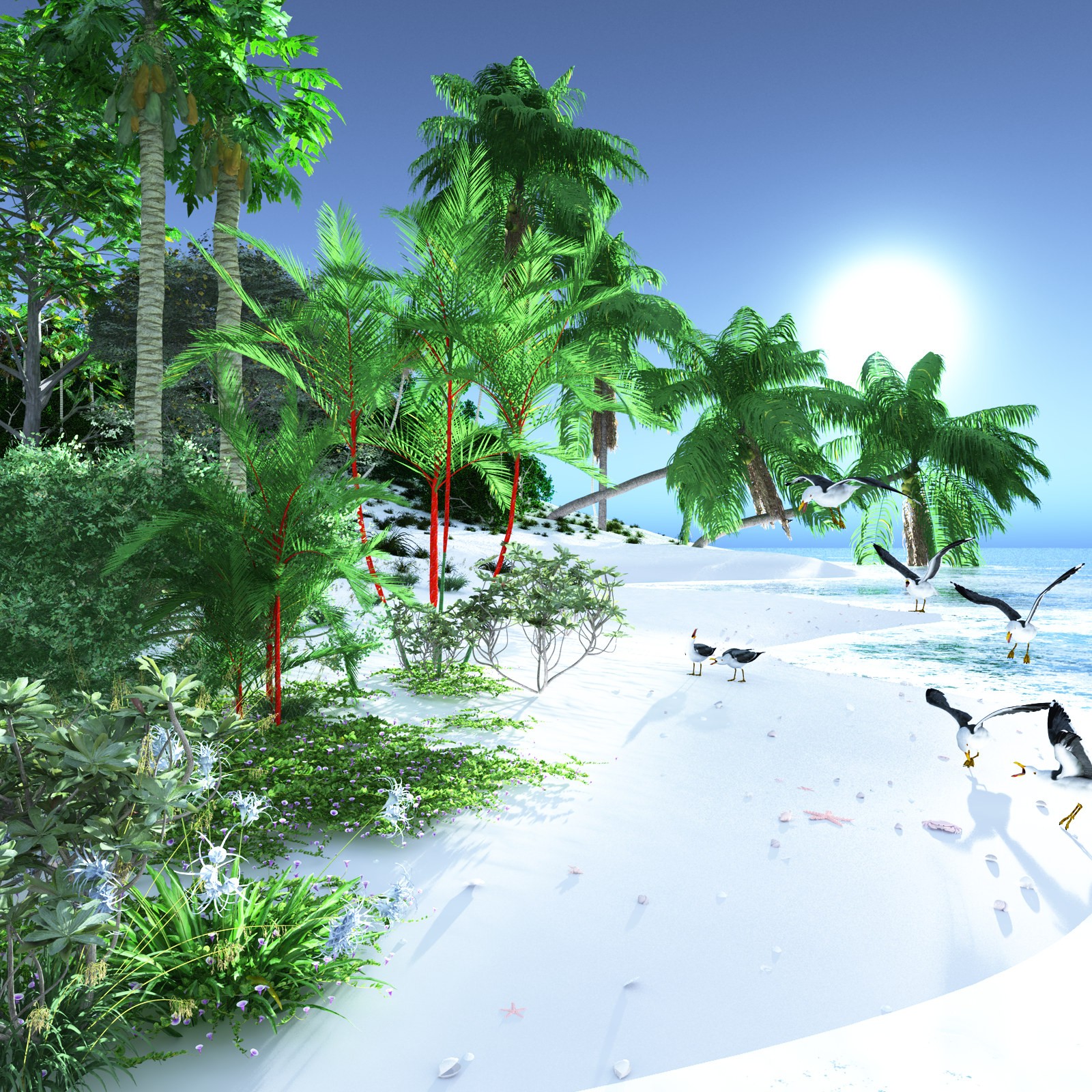 EVERYPlant Tropical Beach Biome for Vue