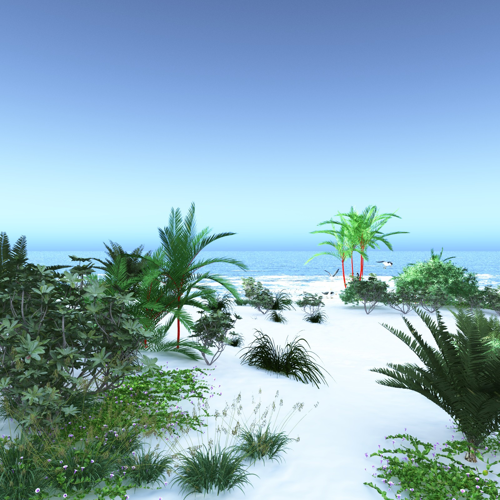 EVERYPlant Tropical Beach Biome for Vue