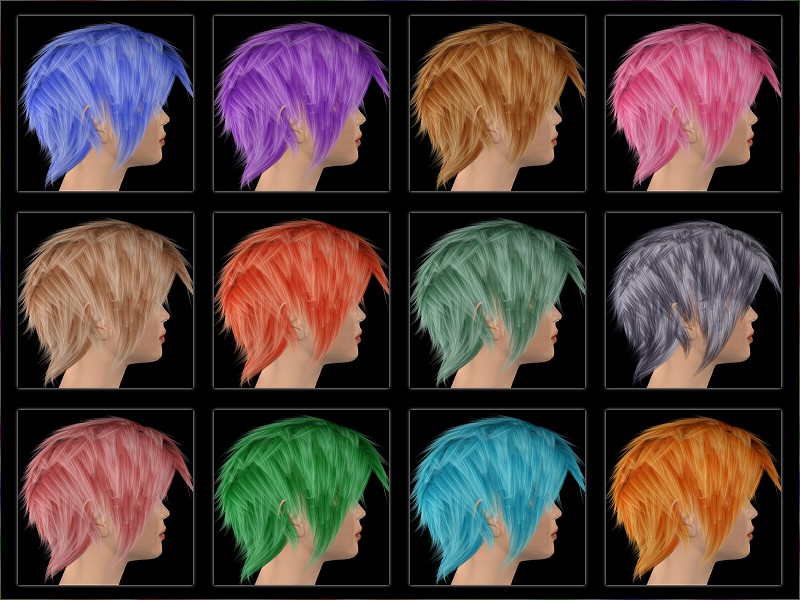 Anime Hair Textures