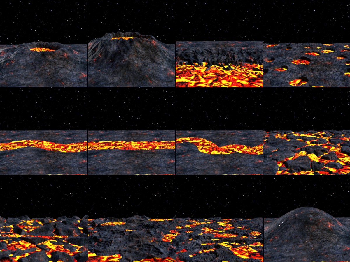 Modular 3D Kits: Lava World