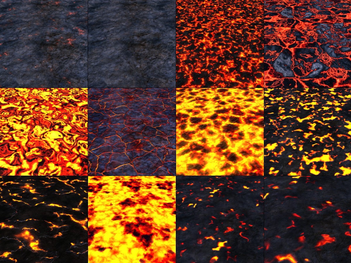 Modular 3D Kits: Lava World