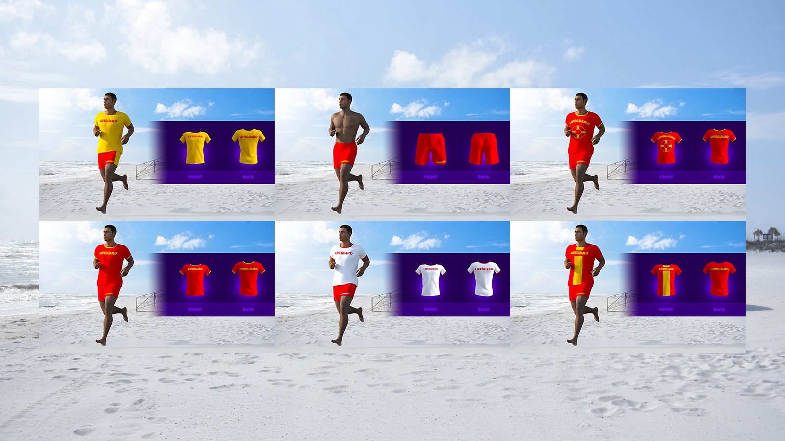 Lifeguard Uniforms for G8M Basic Wear