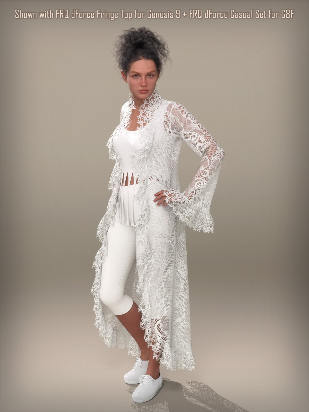 Rockstar Materials for FRQ dForce: Frilly Coat