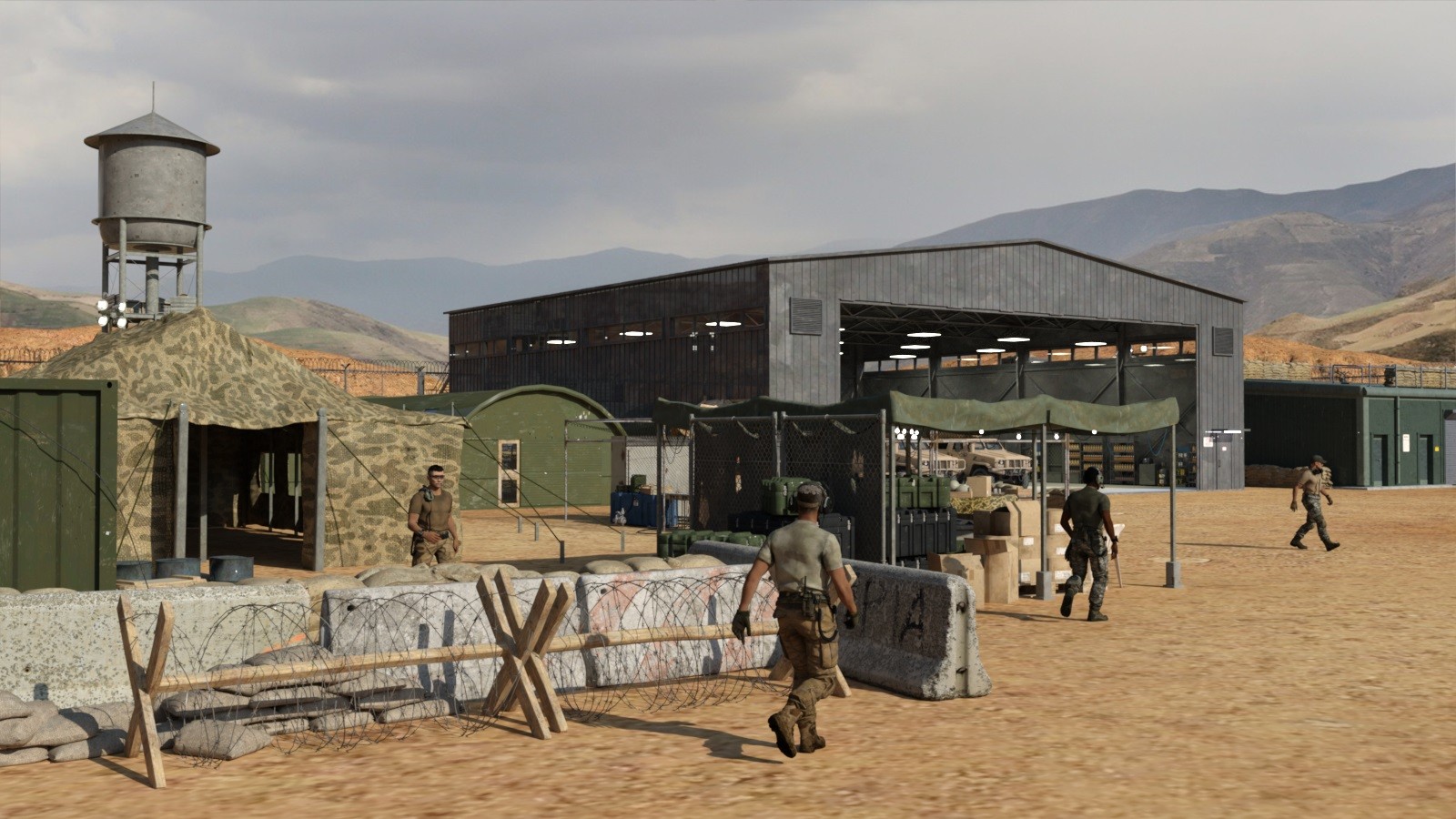 Military Desert Outpost for DAZ
