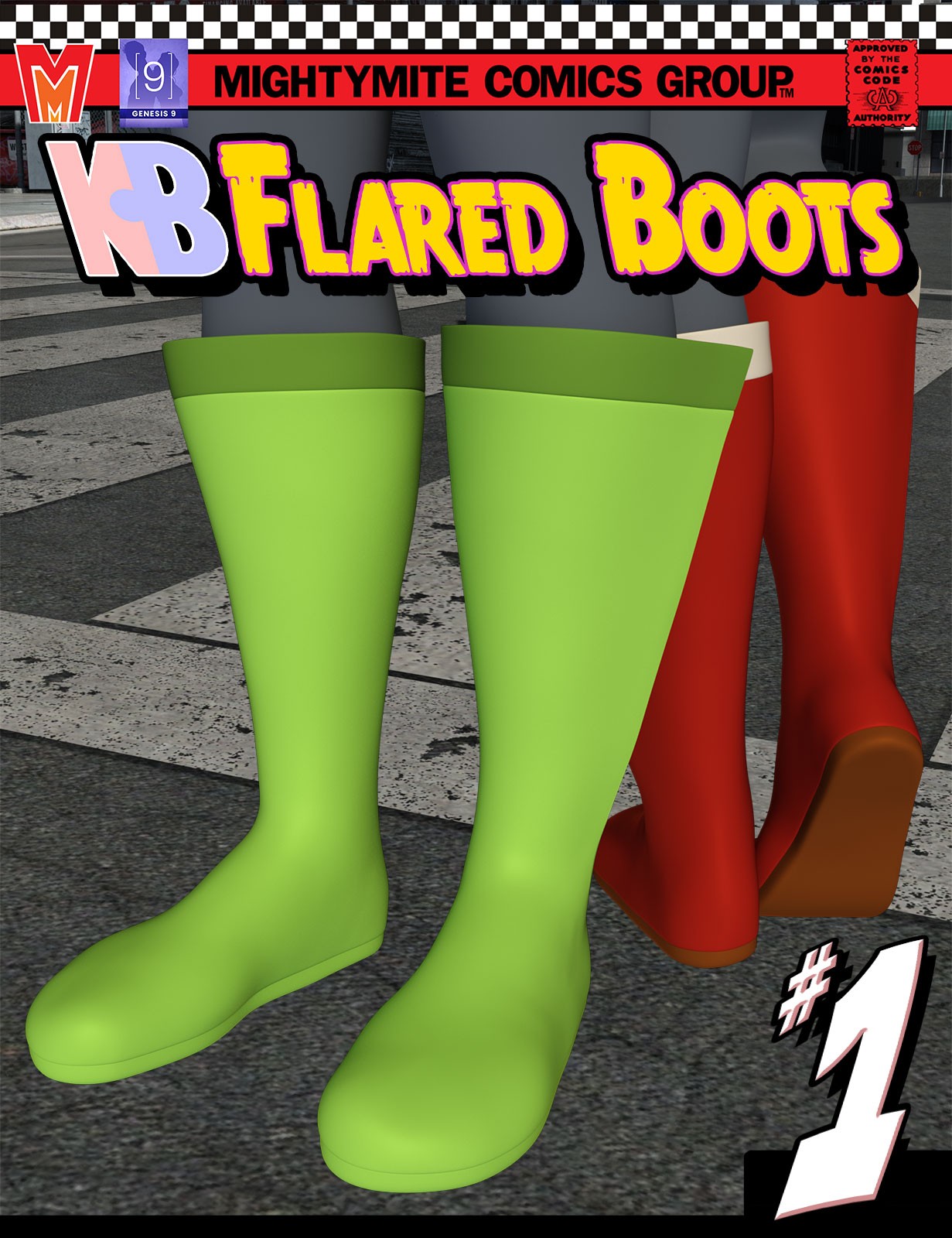Flared Boots 001 MMKBG9