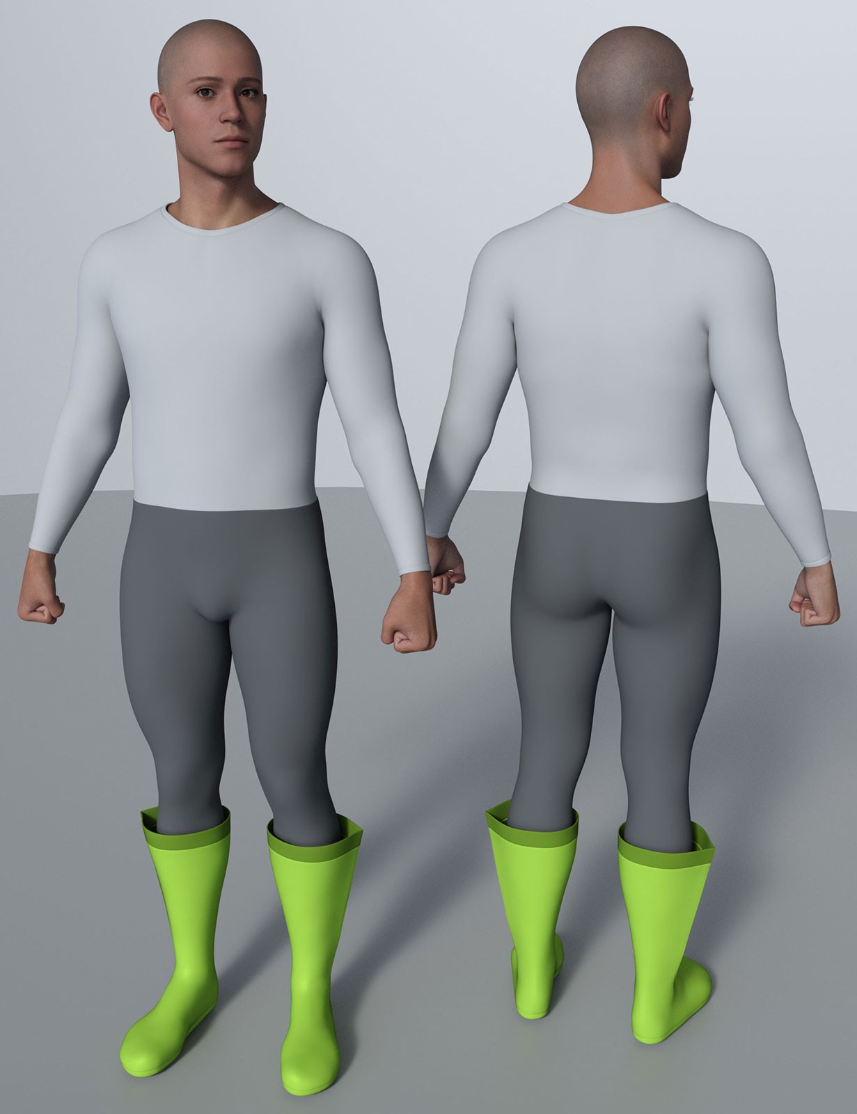 Flared Boots 001 MMKBG9