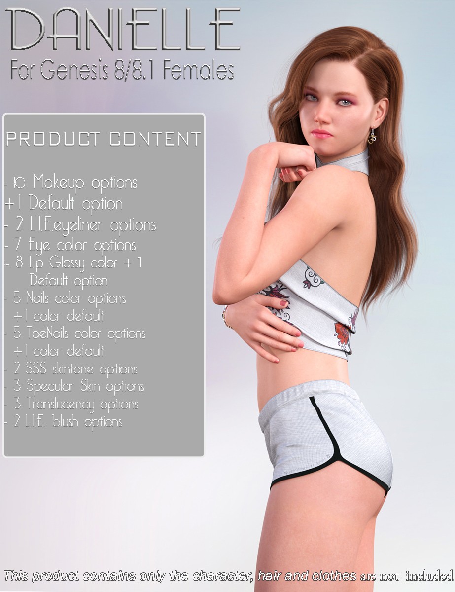 Danielle For Genesis 8/8.1 Female