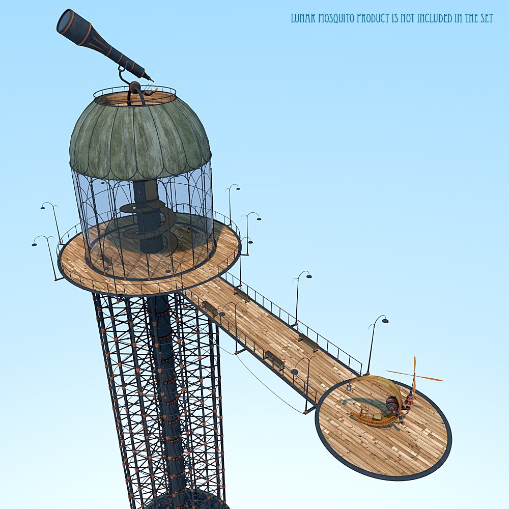 Lunar Observatory for Daz Studio