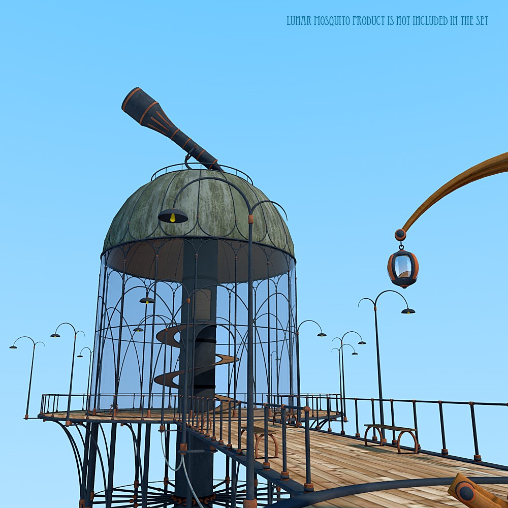 Lunar Observatory for Daz Studio