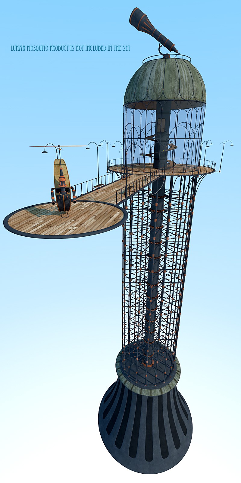 Lunar Observatory for Daz Studio