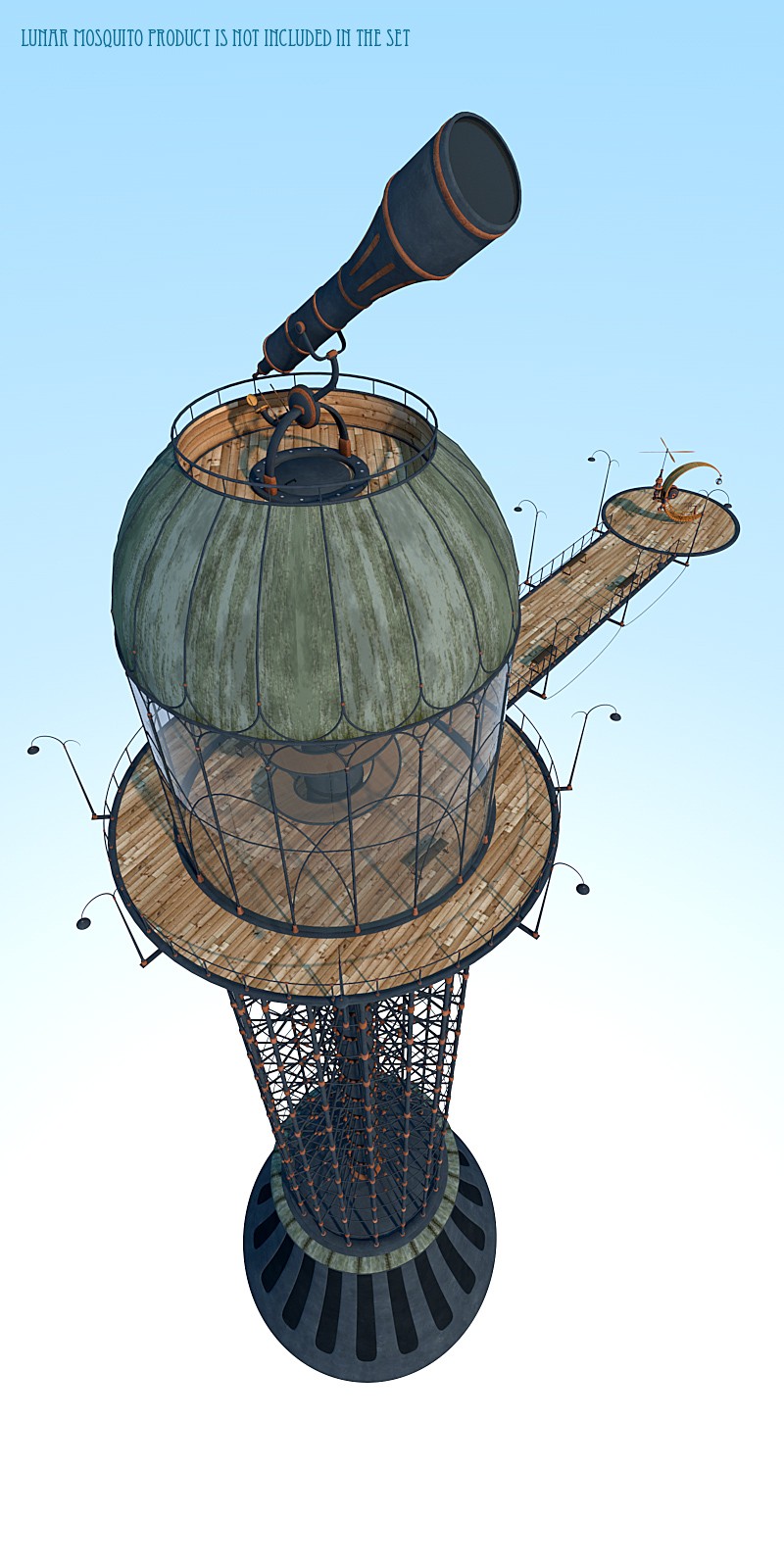 Lunar Observatory for Daz Studio