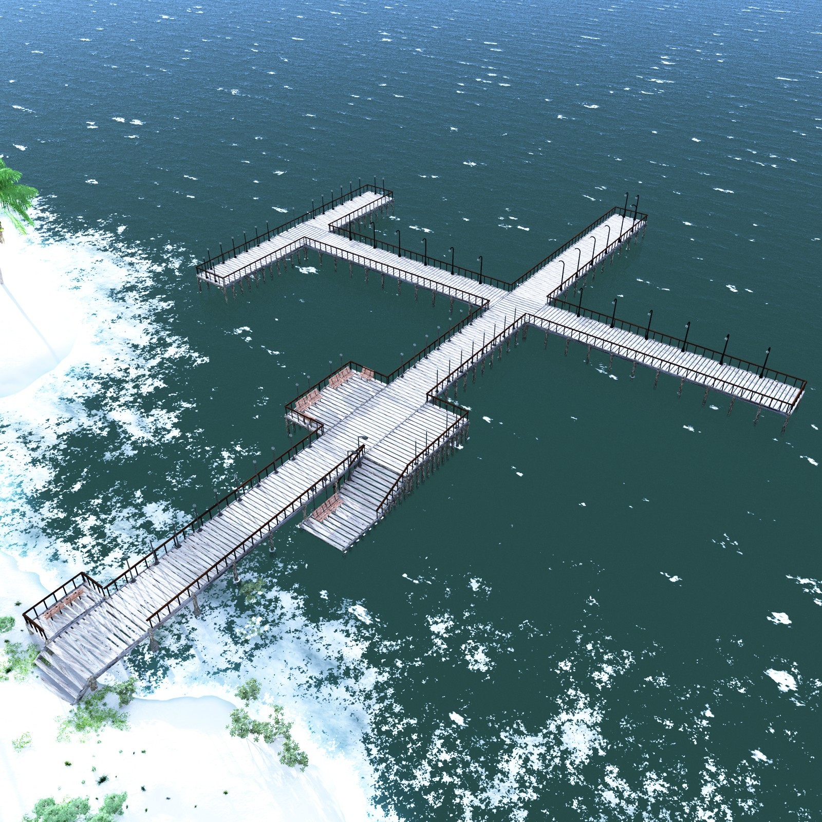 EVERYPlant Modular Pier for Daz