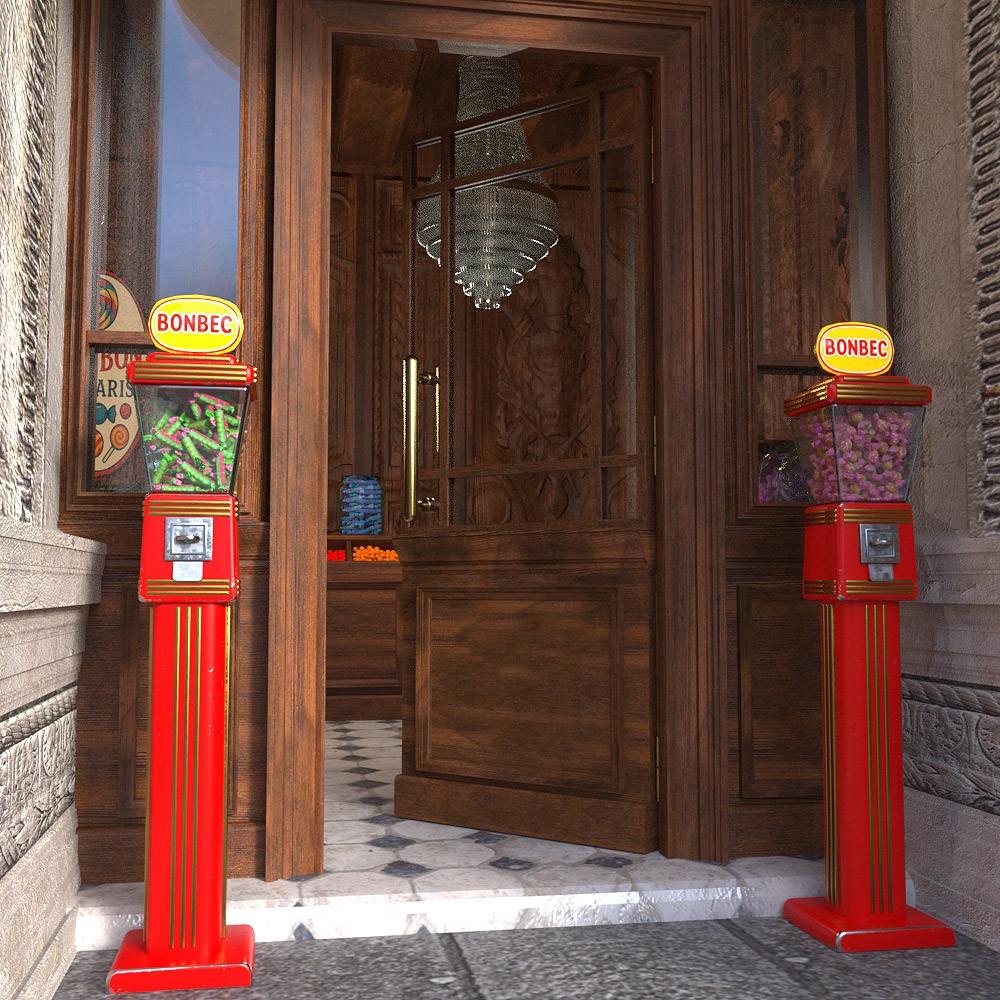 PARIS - Candy Store for Daz Studio