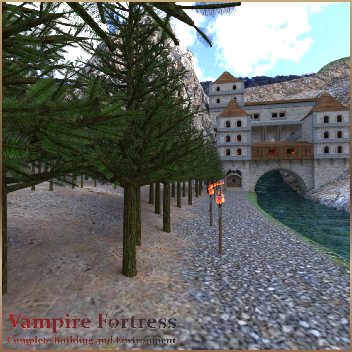 Vampire Fortress for Daz Studio