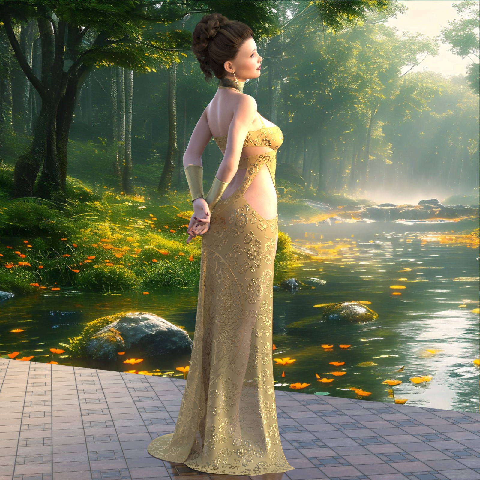 LWP Epic For dForce Margot Gown for G8xF