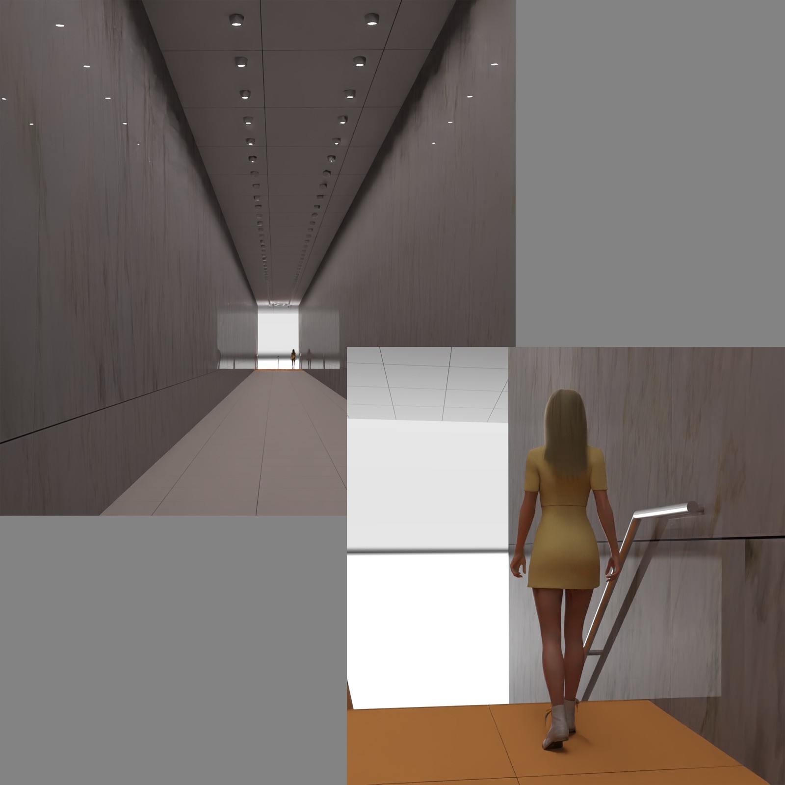 X7 Prop & Poses Stairway set1