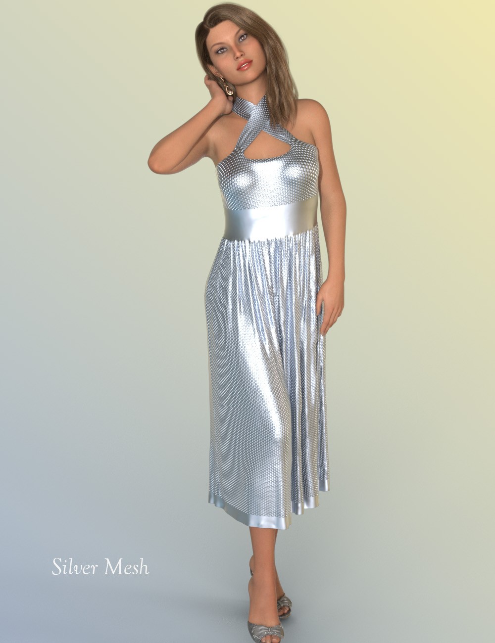 LWP Sparkle for dForce Criss Cross Dress for G8xF