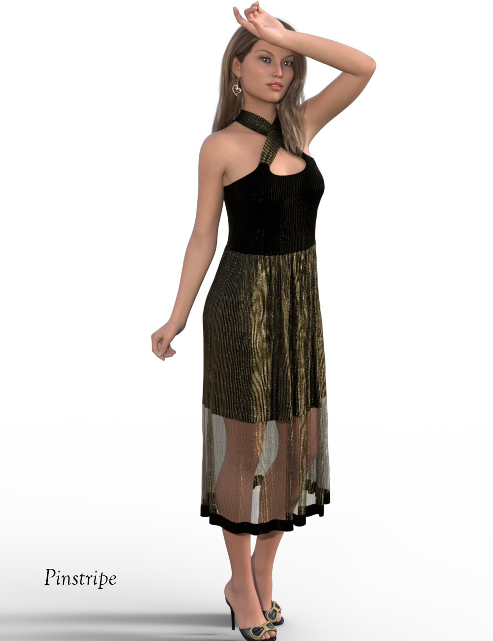 LWP Sparkle for dForce Criss Cross Dress for G8xF