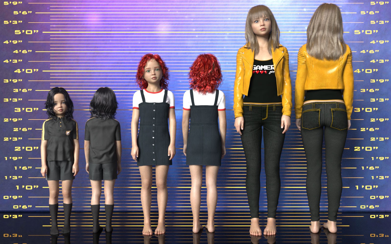 3DL Lil Cameron For Genesis 8 Females