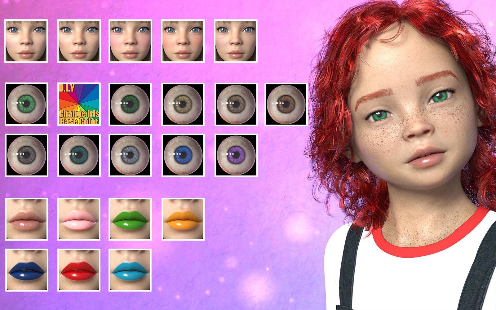 3DL Lil Cameron For Genesis 8 Females