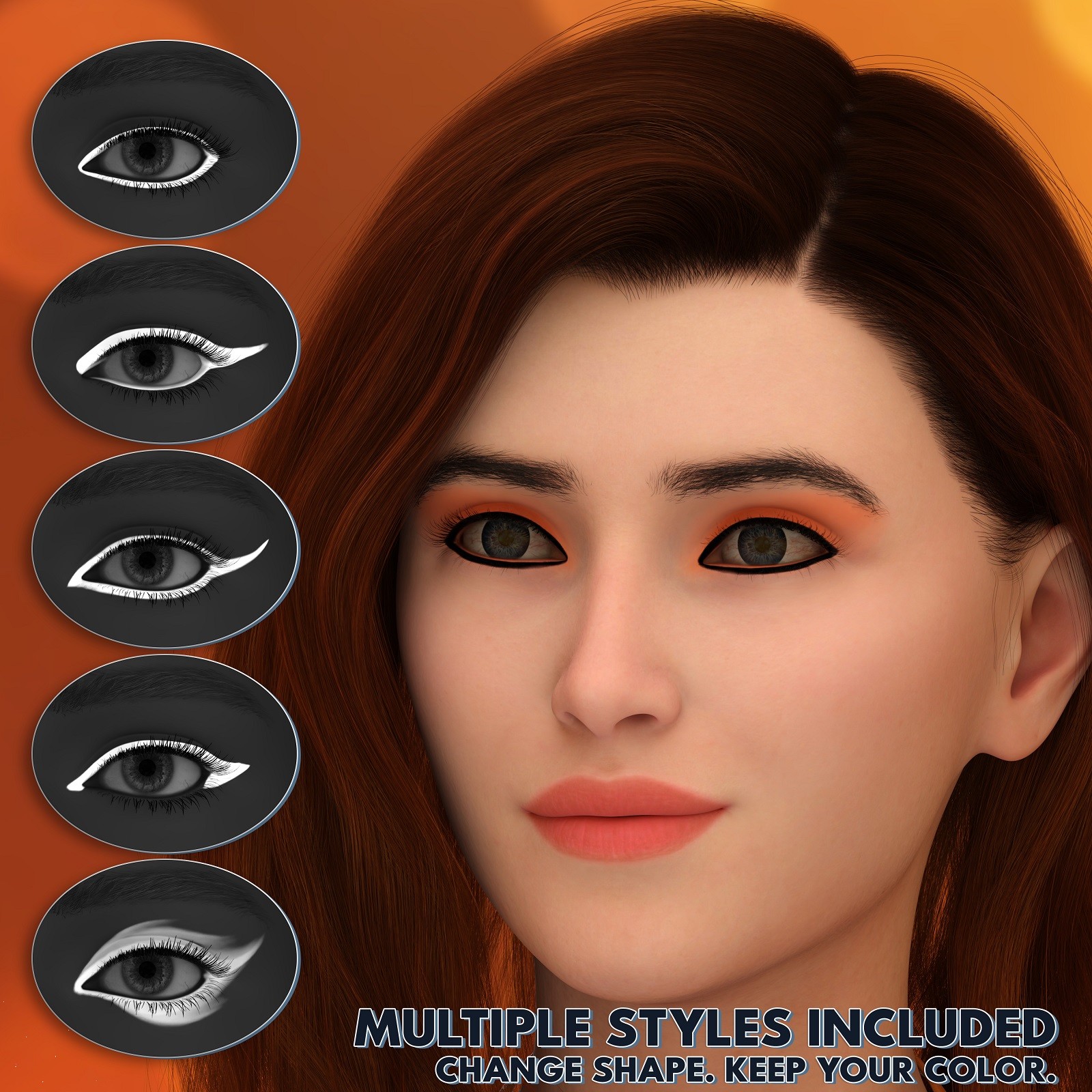 DD Makeup Editor - PBR Skin Makeup Tool for Genesis 9 Female