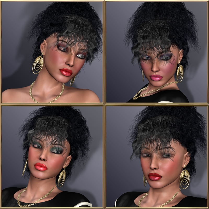Kim And Buny Hair For V4 Kaiz