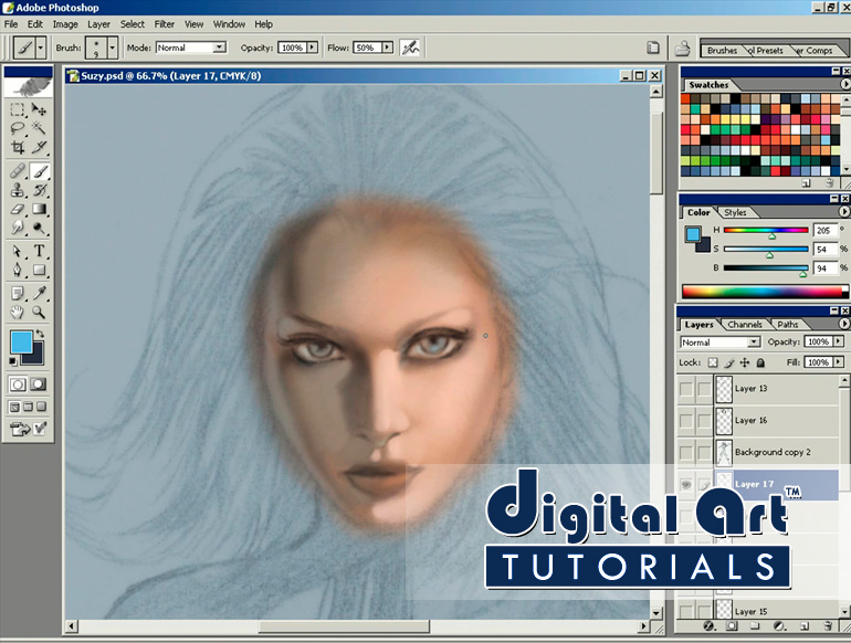DIGITAL ART TUTORIALS: DIGITAL PAINTING- SUPER BABES (Vol. 1) 2D Themed ...